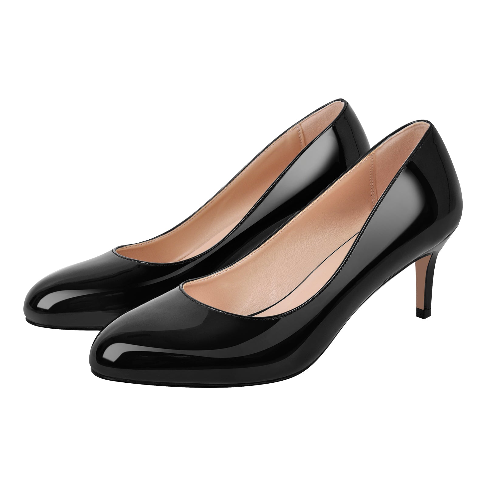 Round Toe Classic Stiletto Pumps – Onlymaker