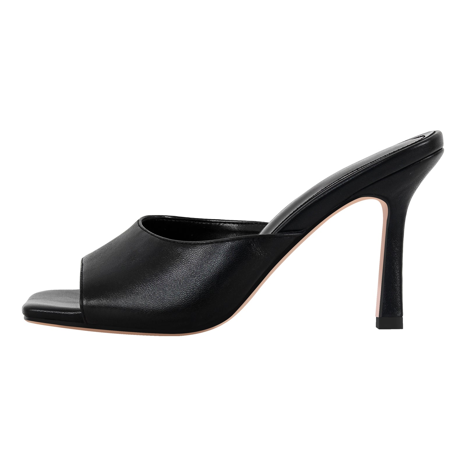 Square Toe Stiletto Sandals Mules – Onlymaker