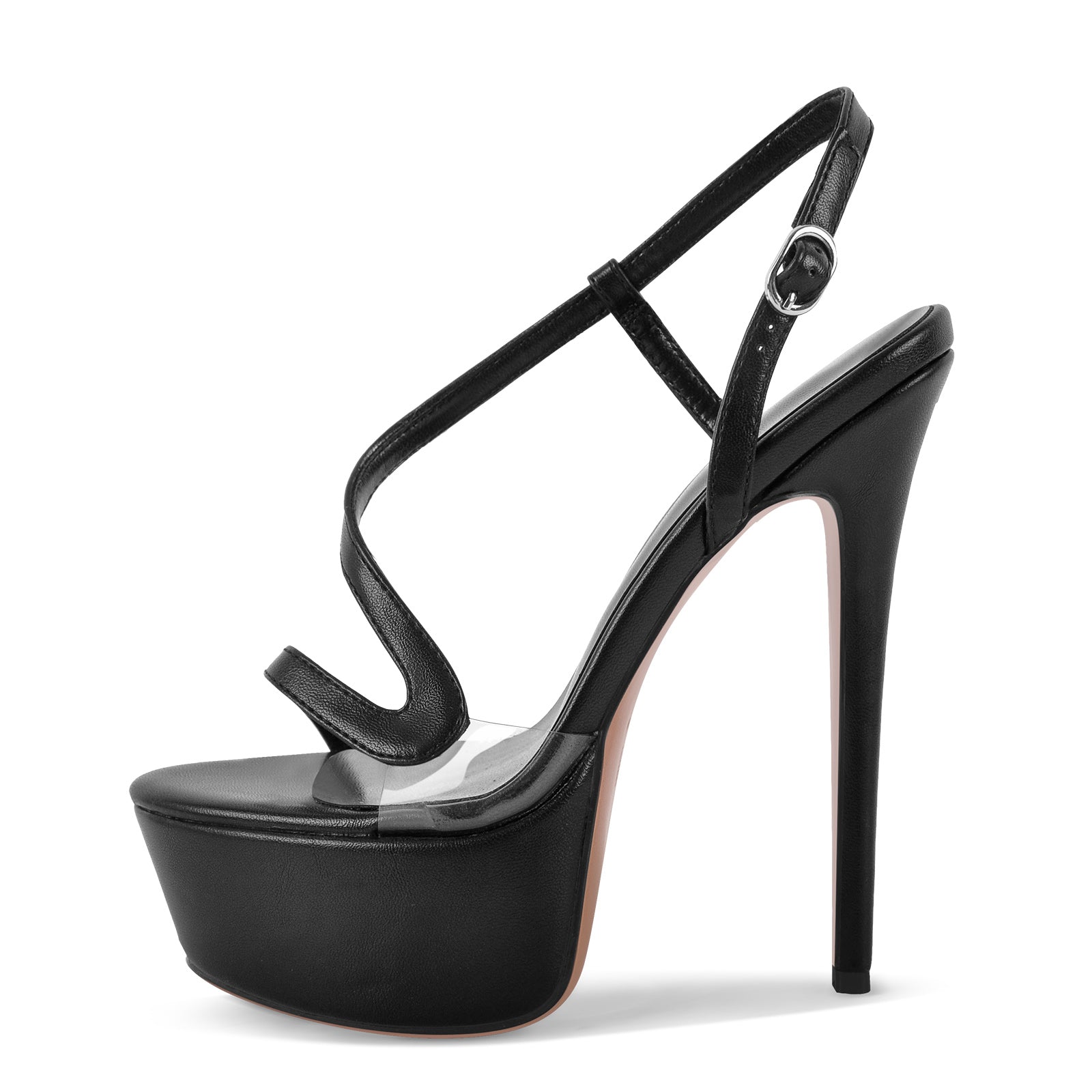 Platform S Strap Slingback High Heel Sandals – Onlymaker